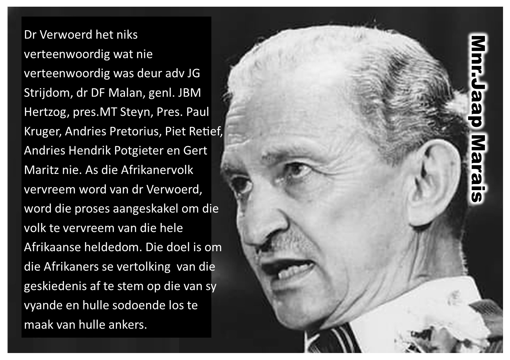 Die Waarheid oor Apartheid. - DIE AFRIKANER NASIONALISTIESE BEWEGING